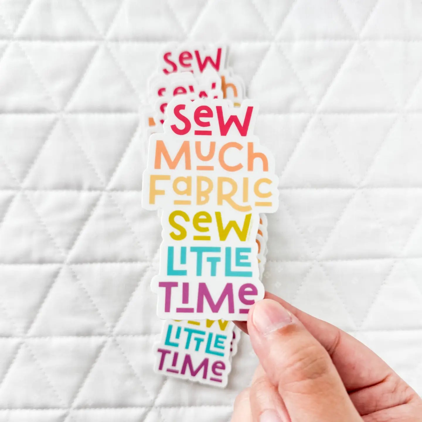 Cotton and Joy- Sew Much Fabric Sticker – The Fabric Bolt